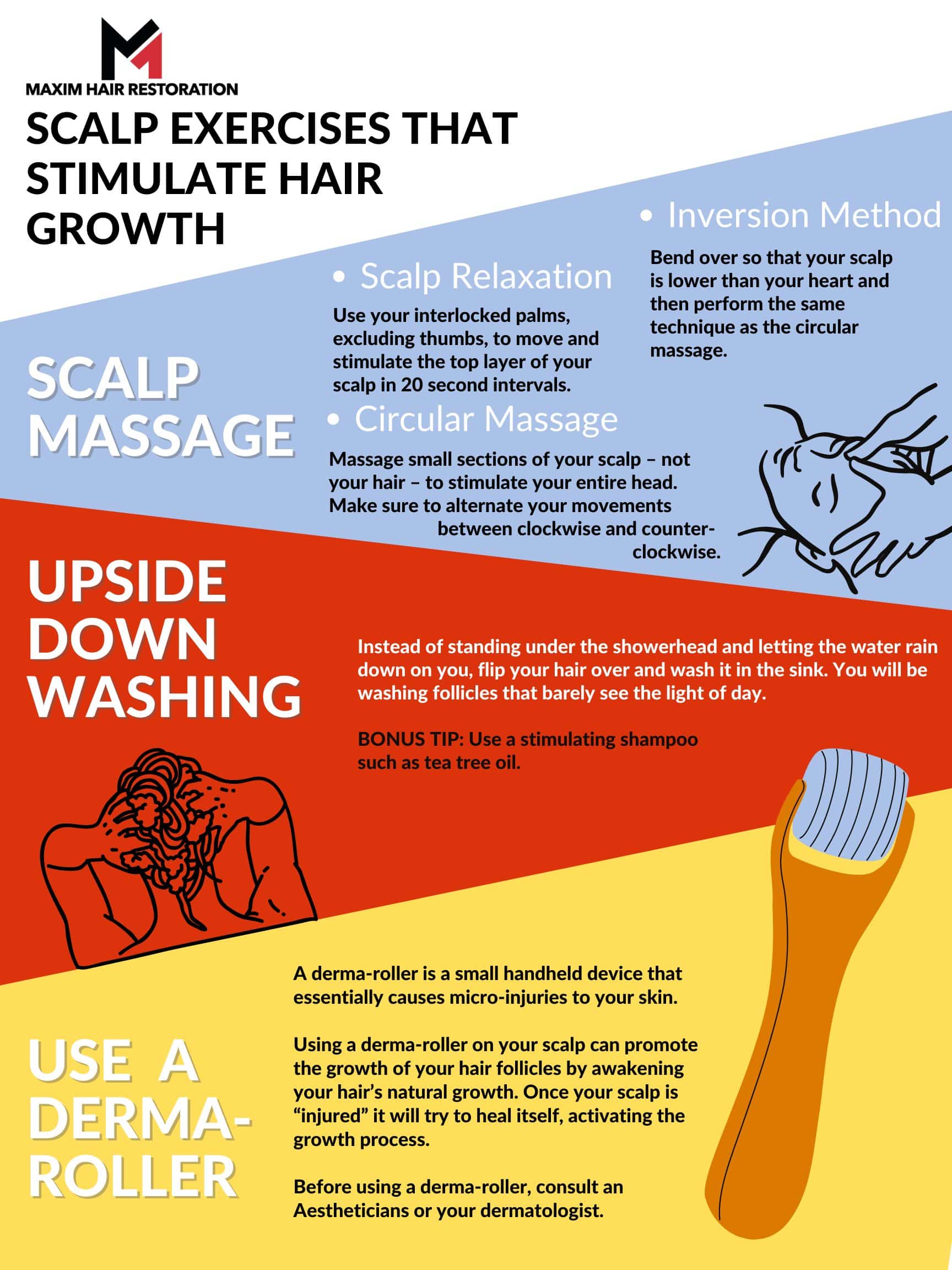 What are the best scalp exercises to stimulate hair growth?